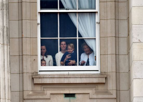Prince George Window Buckingham Palace Nanny Editorial Stock Photo ...
