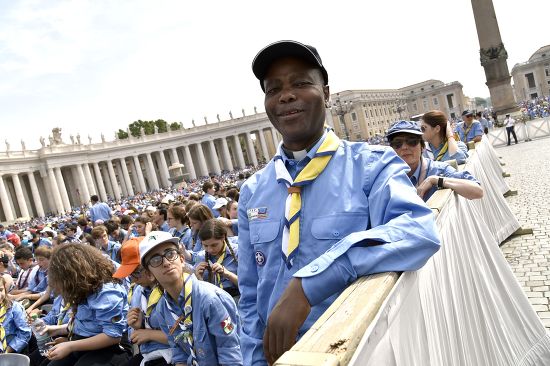 Agesci Scouts Attend Audience Pope Editorial Stock Photo - Stock Image ...