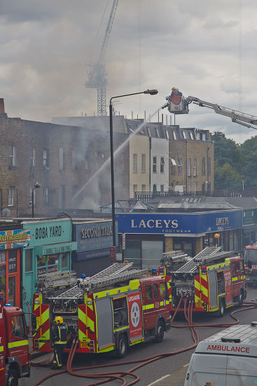 Fire Row Shops On Yorkton Street Editorial Stock Photo - Stock Image ...