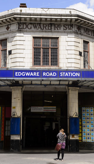 Edgeware Road Underground Station Editorial Stock Photo - Stock Image ...
