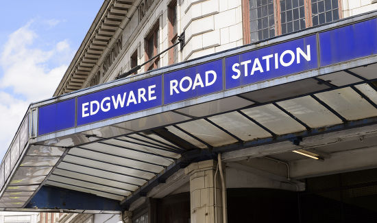 Edgeware Road Underground Station Editorial Stock Photo - Stock Image ...