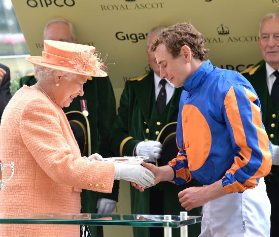 Queen Elizabeth Ii Ryan Moore His Editorial Stock Photo - Stock Image ...