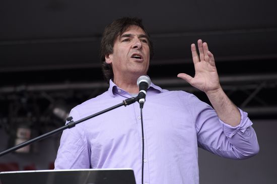 Comedian Mark Steel Speaks Editorial Stock Photo - Stock Image ...