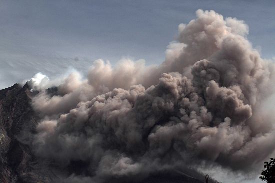 Clouds Hot Volcanic Ash Belching Into Editorial Stock Photo - Stock ...