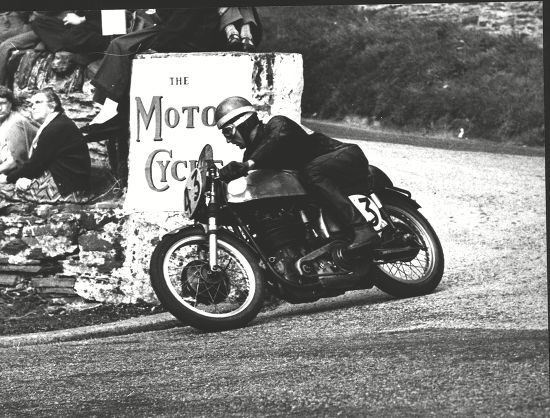Racing Motorcyclist Ellis Boyce Rounds Governors Editorial Stock Photo ...