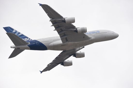 Airbus A380 Making Demonstration Flight 51st Editorial Stock Photo ...