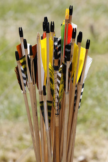 Bundle Replicas Middle Age Arrows Knight Editorial Stock Photo - Stock ...