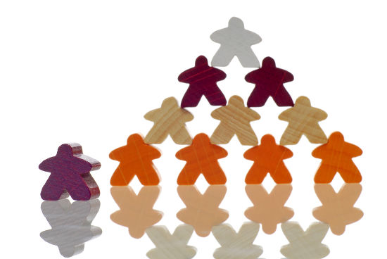 Game Marker Figures Building Pyramid Editorial Stock Photo - Stock ...