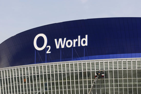 Facade Work On O2 World Building Editorial Stock Photo - Stock Image ...