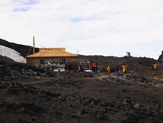 Shackletons Hut Cape Royds Ross Island Editorial Stock Photo - Stock ...
