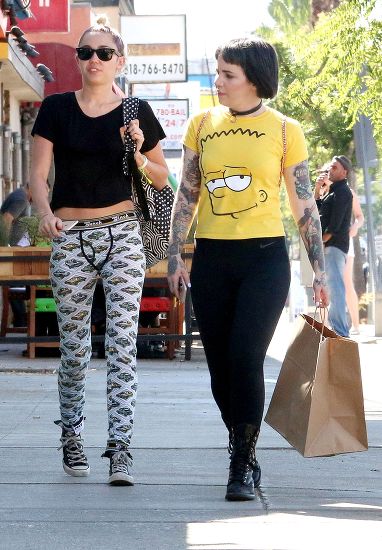 Miley Cyrus Friend Editorial Stock Photo - Stock Image | Shutterstock