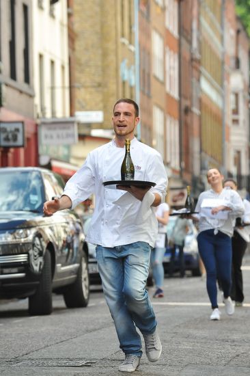 Waiters Bars Restaurants Run Race Around Editorial Stock Photo - Stock ...