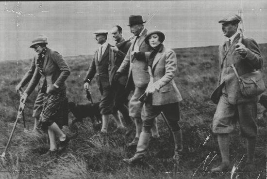 Grouse Shooting Party 1930s Party Includes Editorial Stock Photo ...
