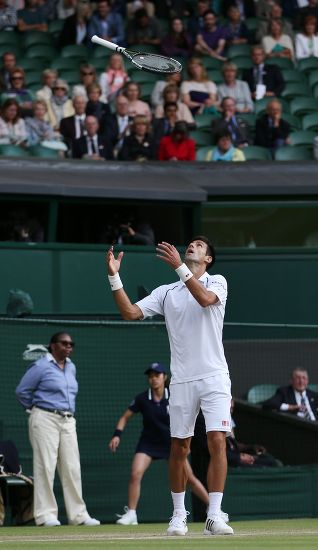 Novak Djokovic Serbia Throws His Racket Editorial Stock Photo - Stock ...