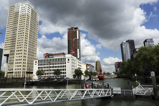 Highrise Buildings Hogeschool Rotterdam Stands By Editorial Stock Photo ...