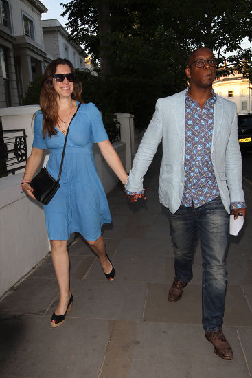 Ian Wright Wife Nancy Hallam Editorial Stock Photo - Stock Image ...