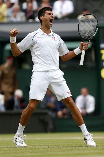 Novak Djokovic Roars Triumph He Wins Editorial Stock Photo - Stock ...