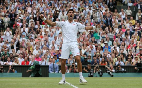 Novak Djokovic Roars Triumph He Wins Editorial Stock Photo - Stock ...