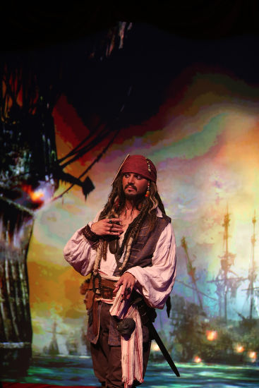 Captain Jack Sparrow Movie Pirates Caribbean Editorial Stock Photo ...