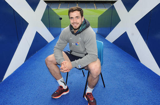 Alex Dunbar Scotland Centre Scotland Rugby Editorial Stock Photo ...