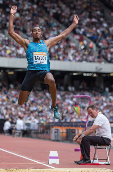 Christian Taylor Long Jump Sainsburys Anniversary Editorial Stock Photo ...