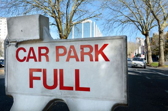 Car Park Full Sign City Center Editorial Stock Photo - Stock Image ...