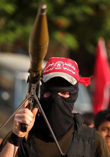Masked Palestinian Militant National Resistance Brigades Editorial ...