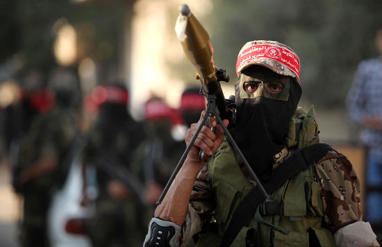 Masked Palestinian Militant National Resistance Brigades Editorial ...