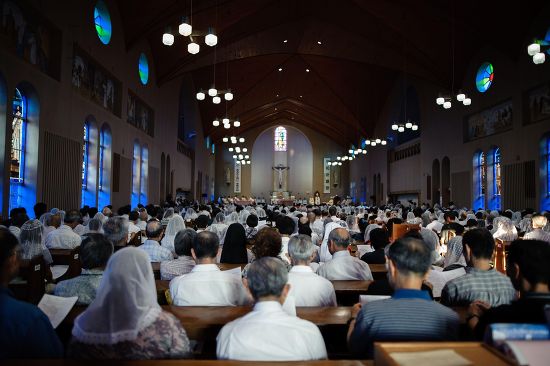 Mass Torch Parade Organized Urakami Cathedral Editorial Stock Photo ...