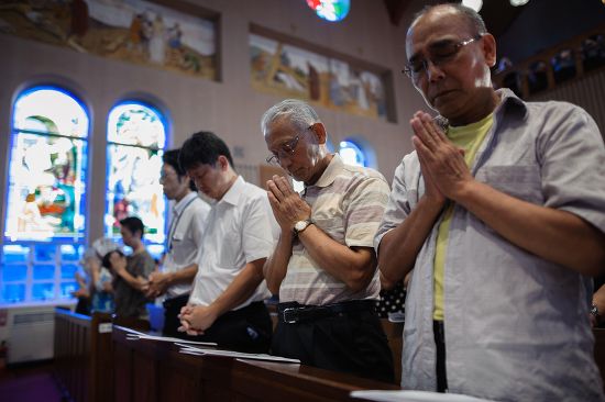 Mass Torch Parade Organized Urakami Cathedral Editorial Stock Photo ...