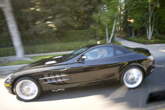 Jonathon Wilkes Driving Robbie Williams Mercedes Editorial Stock Photo ...
