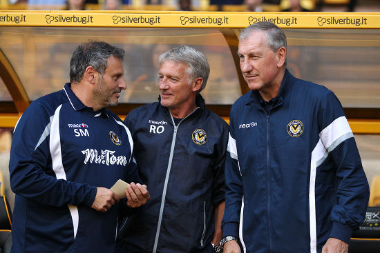 Terry Butcher Manager Newport County His Editorial Stock Photo - Stock ...