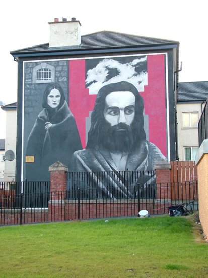 Hunger Strike Mural Painted By Bogside Editorial Stock Photo - Stock ...