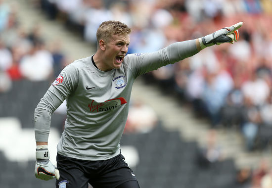 Preston North Ends Jordan Pickford During Editorial Stock Photo - Stock ...