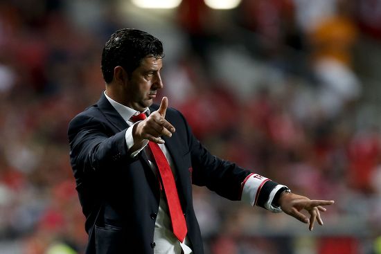 Benficas Coach Rui Vitoria Issues Instructions Editorial Stock Photo ...