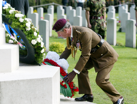 Prince Charles Lays Wreath Special Memorial Editorial Stock Photo ...