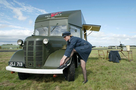 Judy Simonsen Raf War Reenactment Group Editorial Stock Photo - Stock ...