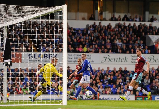 Freddie Sears Scores Past Goalkeeper Tom Editorial Stock Photo - Stock ...