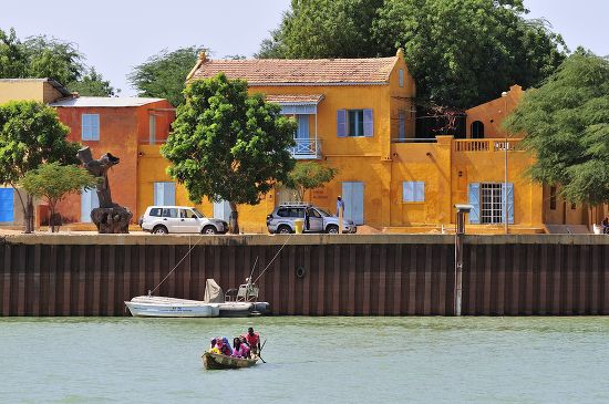 View Over River Senegal Senegalese Town Editorial Stock Photo - Stock ...