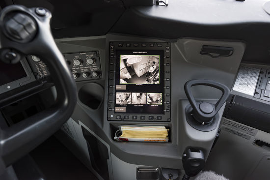 Surveillance Monitor Cockpit Boeing 7879 Dreamliner - Foto de stock de ...