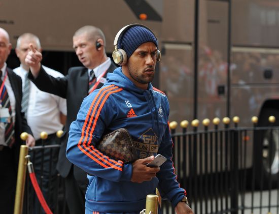 Wayne Routledge Swansea City Arrives Stadium Editorial Stock Photo ...