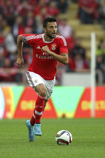 Benficas Greek Midfielder Andreas Samaris Action Editorial Stock Photo ...