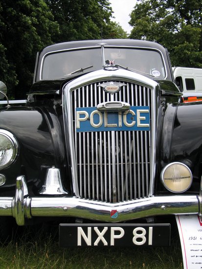 Vintage British Police Car Victoria Park Editorial Stock Photo - Stock ...