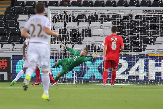 Goalkeeper Scott Flinders Saves Again During Editorial Stock Photo ...