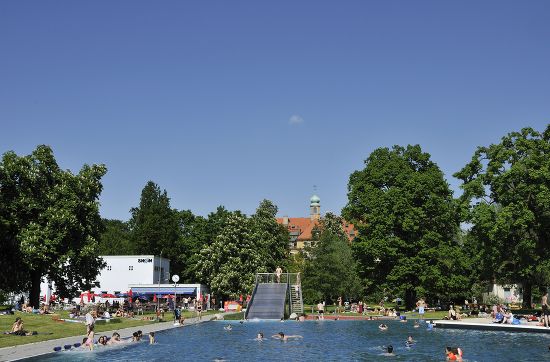 Schyrenbad Swimming Pool Munich Bavaria Germany Editorial Stock Photo ...
