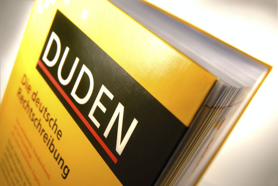 Duden Standard Dictionary German Orthography Editorial Stock Photo ...