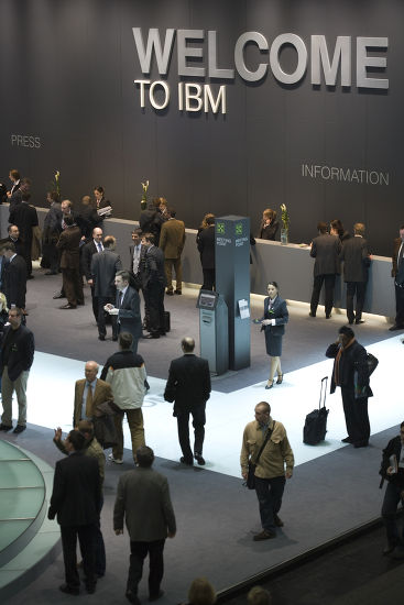 Cebit 2008 Presentation Ibm Hanover Germany Editorial Stock Photo ...