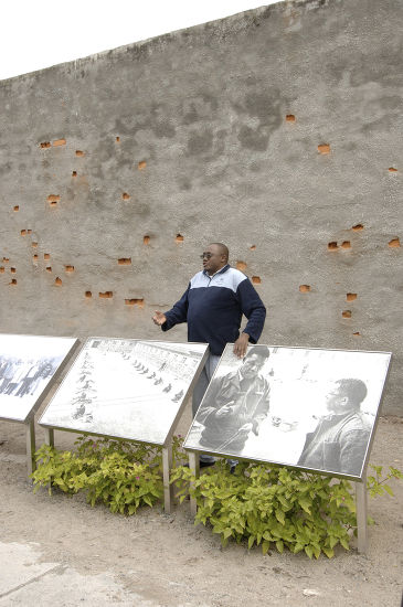 Inner Courtyard Prison On Robben Island Editorial Stock Photo - Stock ...
