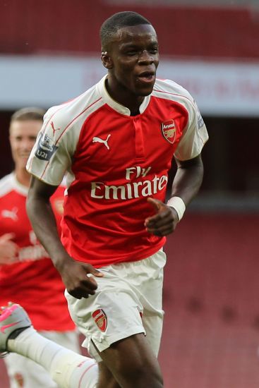 Stephy Mavididi Celebrates Scoring Arsenals Second Editorial Stock ...