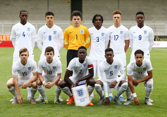 England U17 Team Group During St Editorial Stock Photo - Stock Image ...